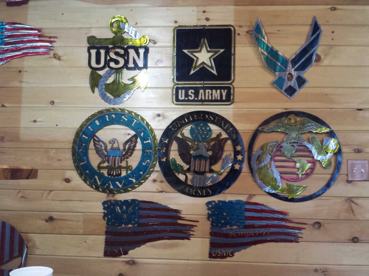 Military Insignia Metal Wall Sculpture – Hersey Customs Inc.