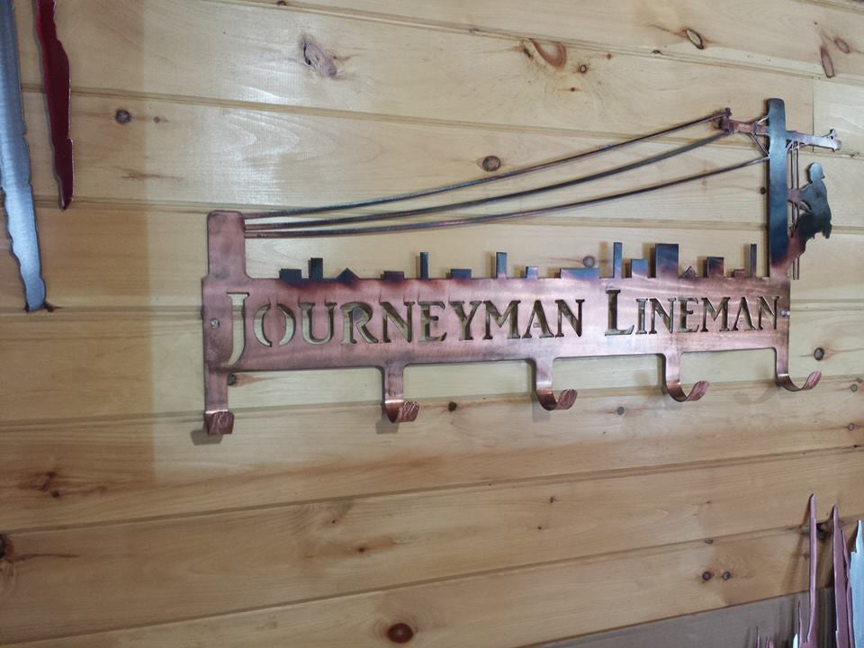 Lineman Coat Hanger Made by Hersey Customs – Hersey Customs Inc.